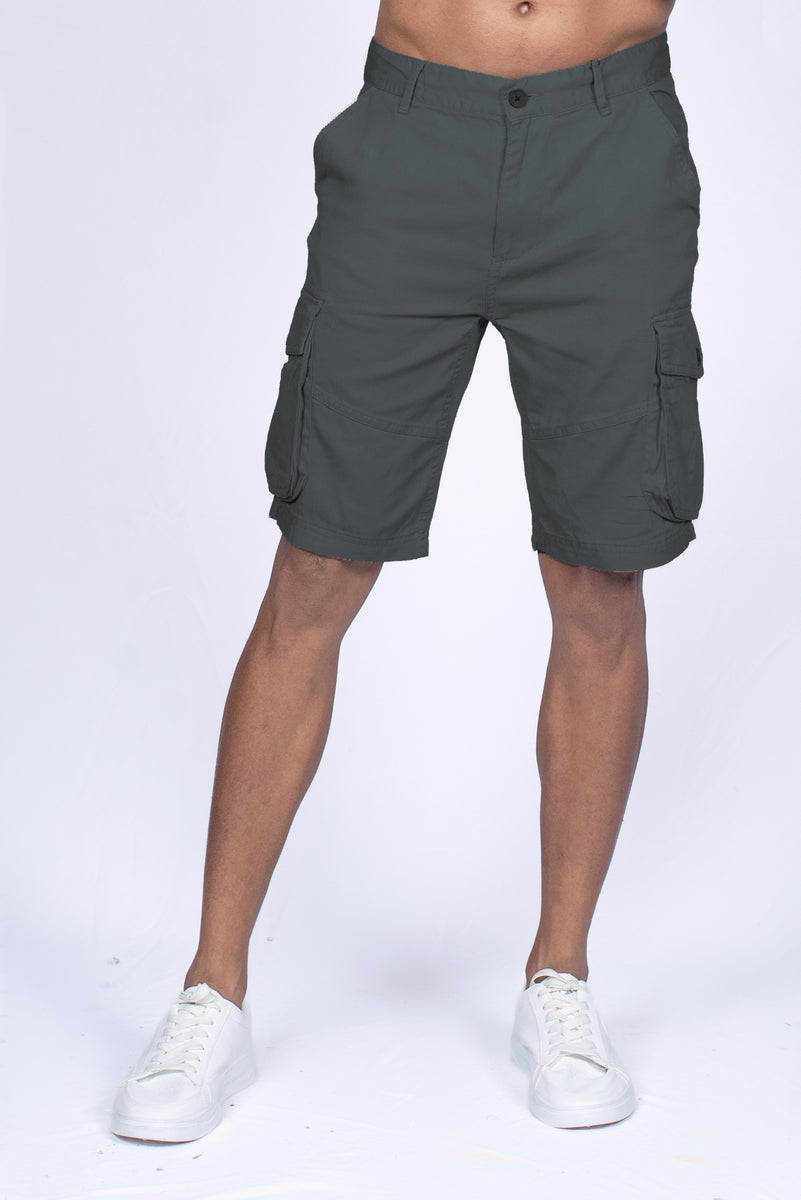 Men's Cargo Short - Steel Grey – HashTag Clothing